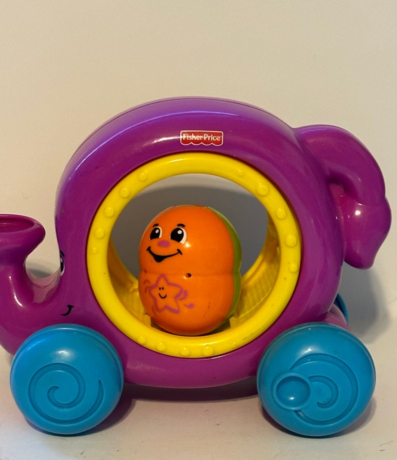 Rare Fisher Price Topzy Tumblers Whirl ’n Tumble Elephant - Etsy