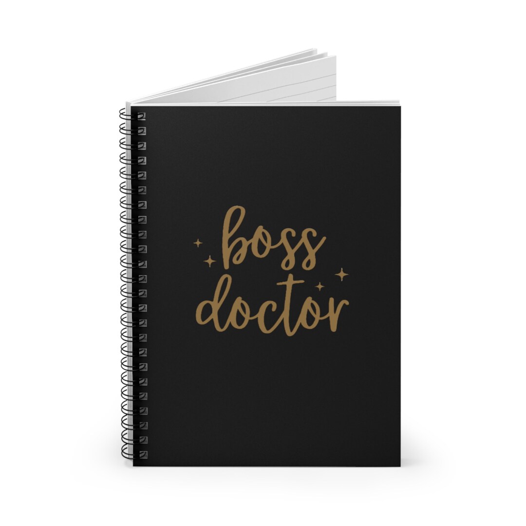 Boss Doctor Notebook Black - Etsy