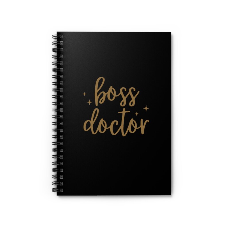 Boss Doctor Notebook Black - Etsy
