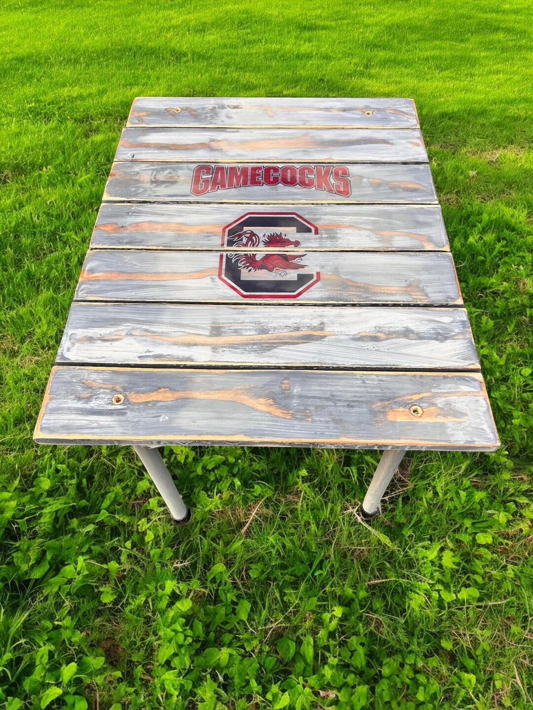 University of South Carolina Gamecocks/roll Out Table in a Bag/gray ...