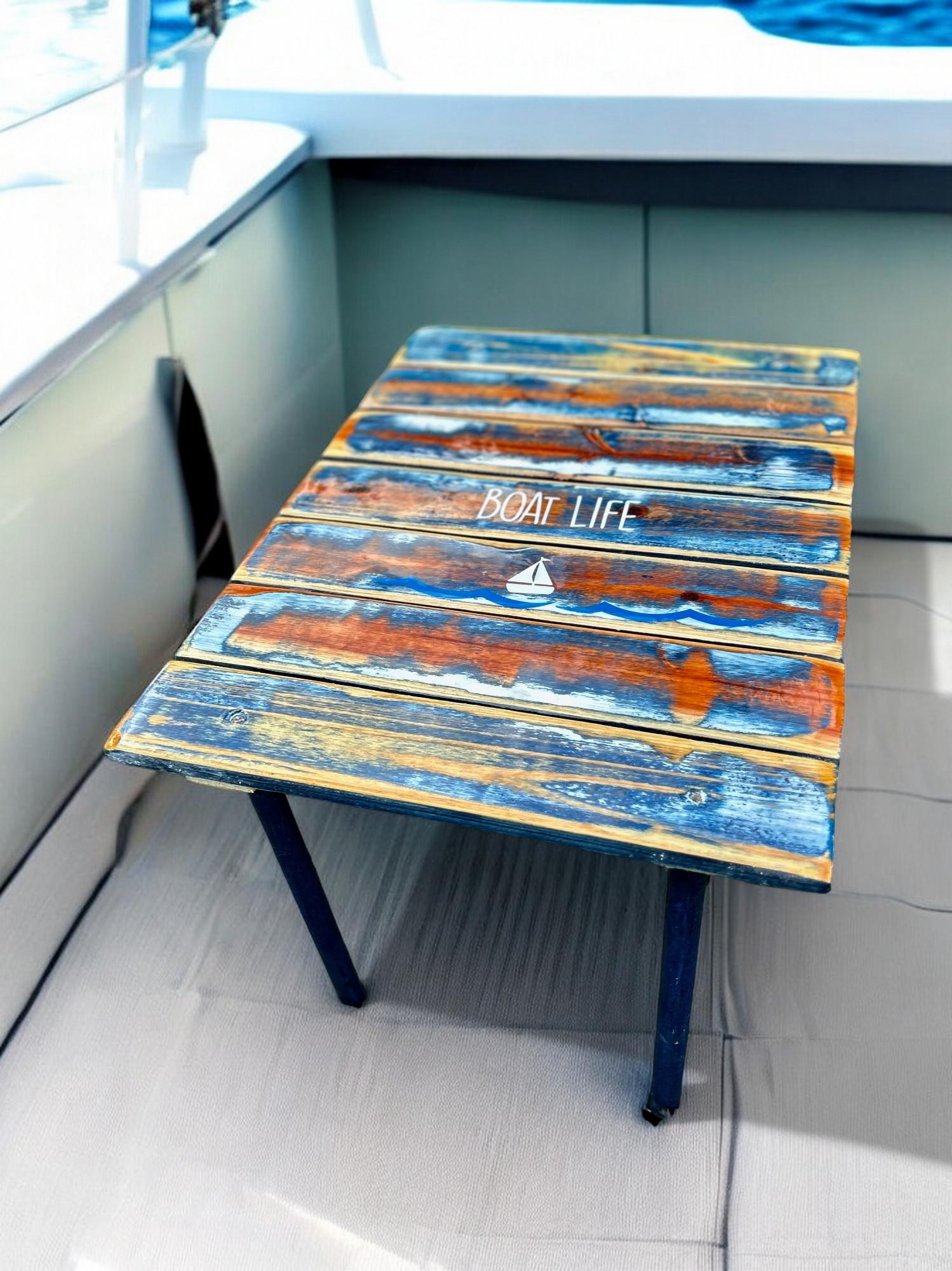 Boat Life Table in a Bag/great Table for a Boat/small Waterproof Table ...