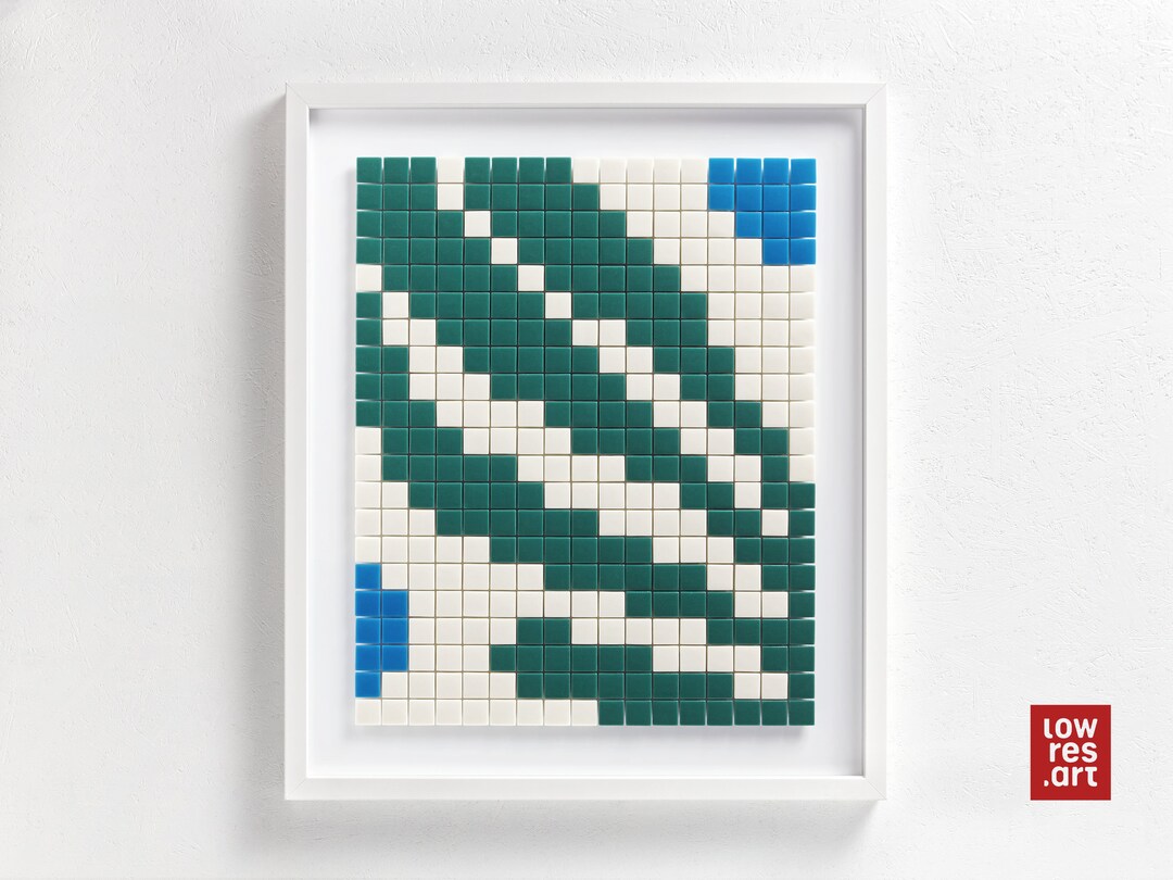 Matisse Paper Cutouts Inspired Mosaic Pixel Art Matisse Wall - Etsy