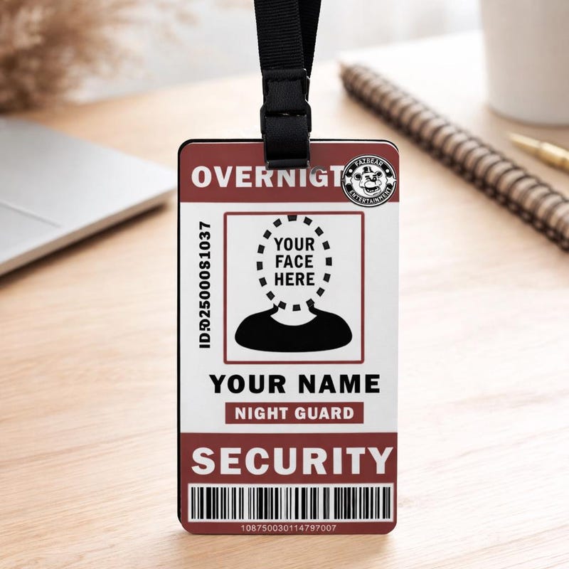 Five Nights of Freddy Security Guard Costume - Etsy