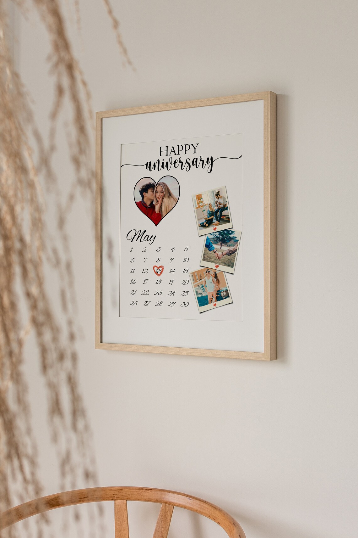 Valentine Gift for Boyfriend With Marked Date, Anniversary Gift ...
