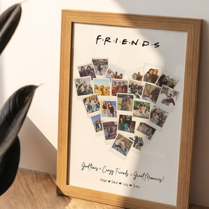 Best Friend Gifts, Best Friends Photo Collage, Personalized Best Friend ...