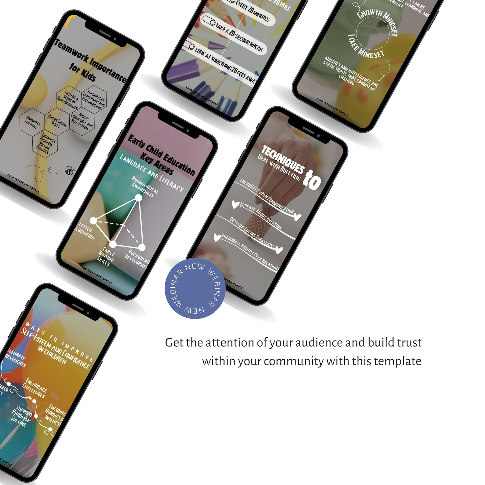 Kids Early Education Instagram Reels: 35 Child Development Templates ...