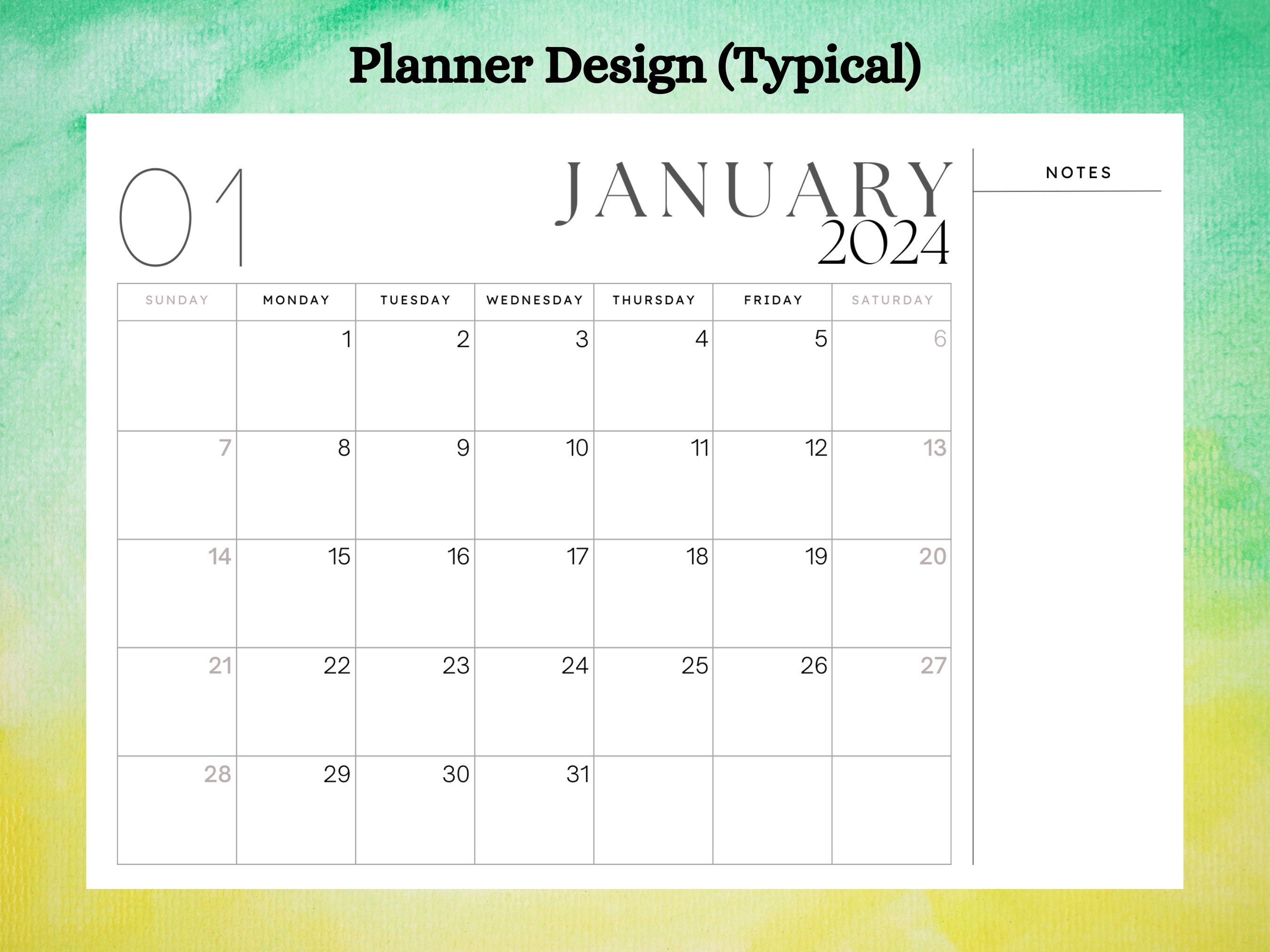 2024 Calender & Planner Printables, Abstract Floral Asian Batik Motif ...