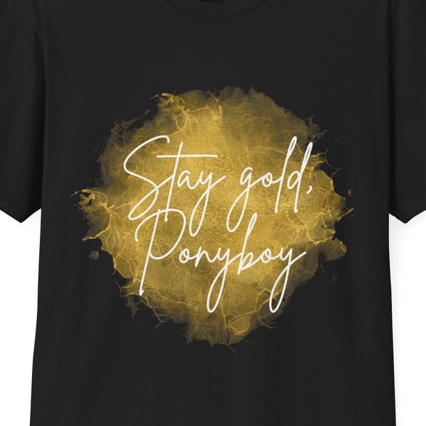 Stay Gold Ponyboy - Etsy