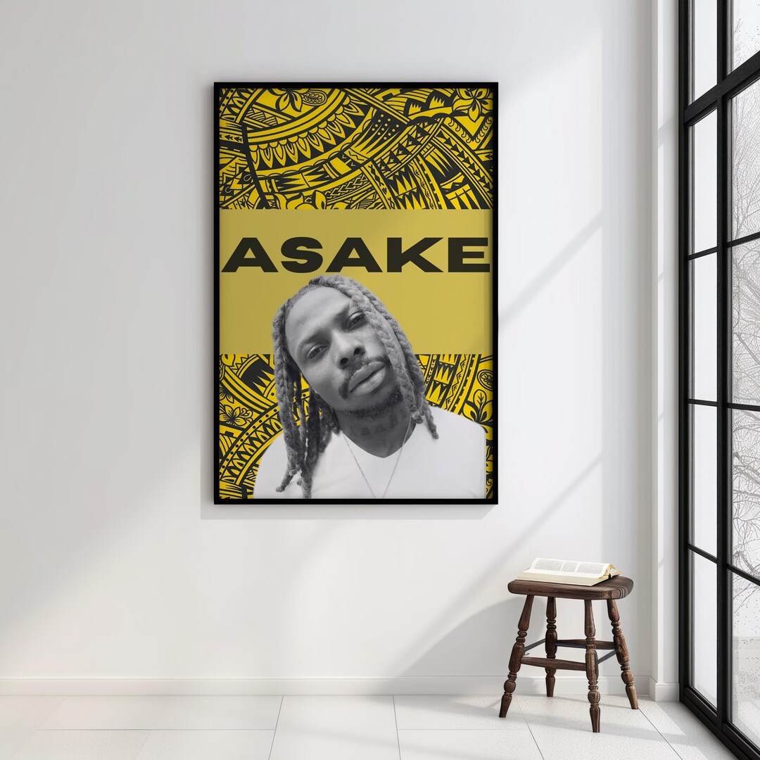 Asake Afro Modern Art Print Black Art Nigerian Art Black Art Afro Print ...