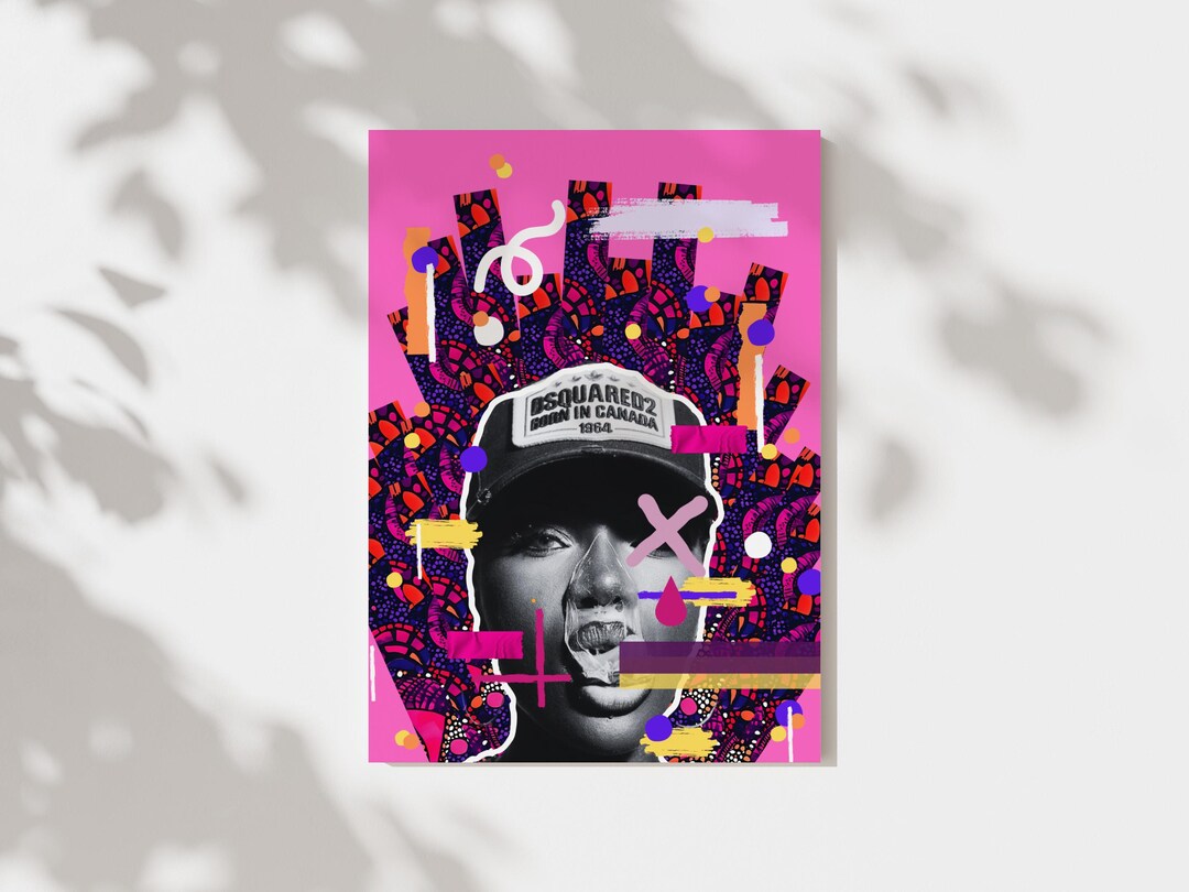 Doechii Afro Poster| African Wall Art| Afro Decor | Black Illustration ...