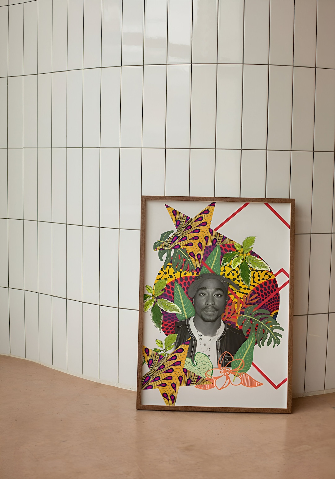 Tupac Afro Modern Art Print Africa Wall Art Black Art A3 Print A4 Print ...
