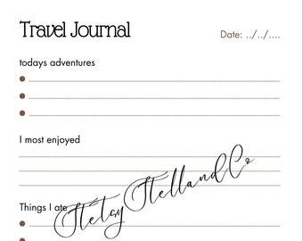 Travel Journal Kids Around the World, Kids Adventure Journal, World ...
