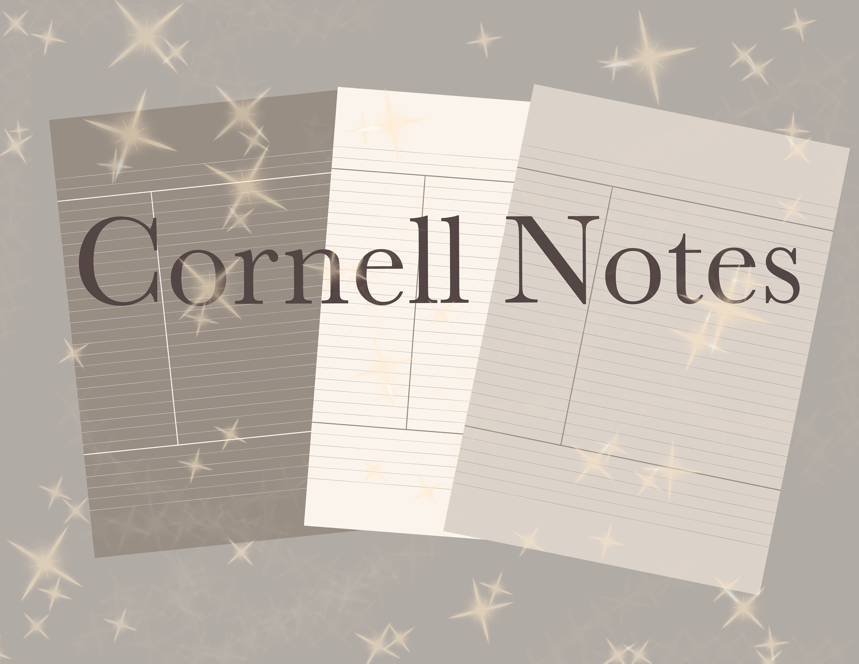 Goodnotes Template Aesthetic cornell - Etsy