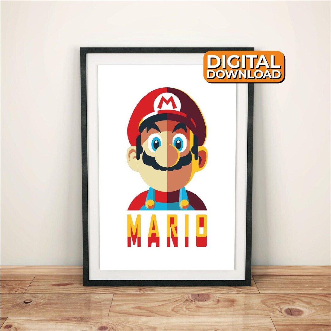 Super Mario Bros Posters, Mario, for Gaming Room, Kids Room, Gift ...