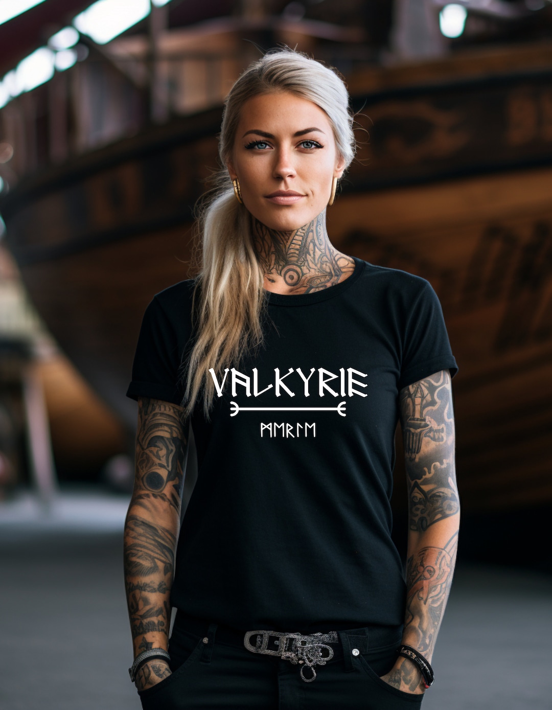 YOUR NAME in Runes on a VALKYRIE Organic Shirt Different Versions - Etsy
