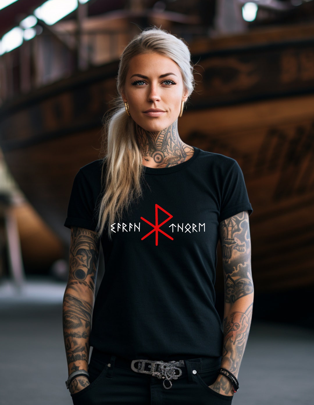 RUNES LOVE PARTNERSHIRT / Love Bind Rune /futhark Runes Font ...