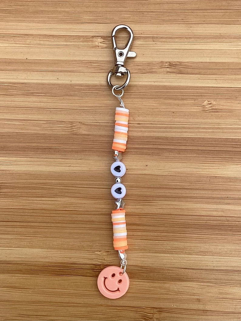 Cute Keychains With Smiley Face Charm Preppy Gifts for - Etsy