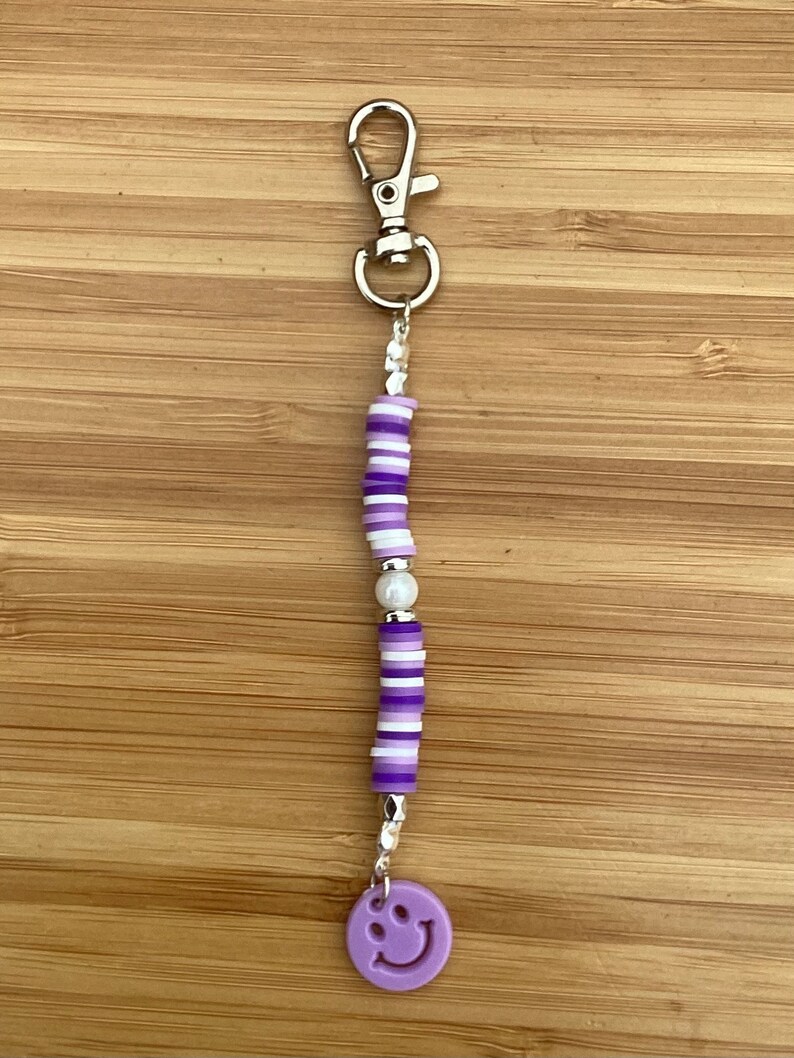 Cute Keychains With Smiley Face Charm Preppy Gifts for - Etsy