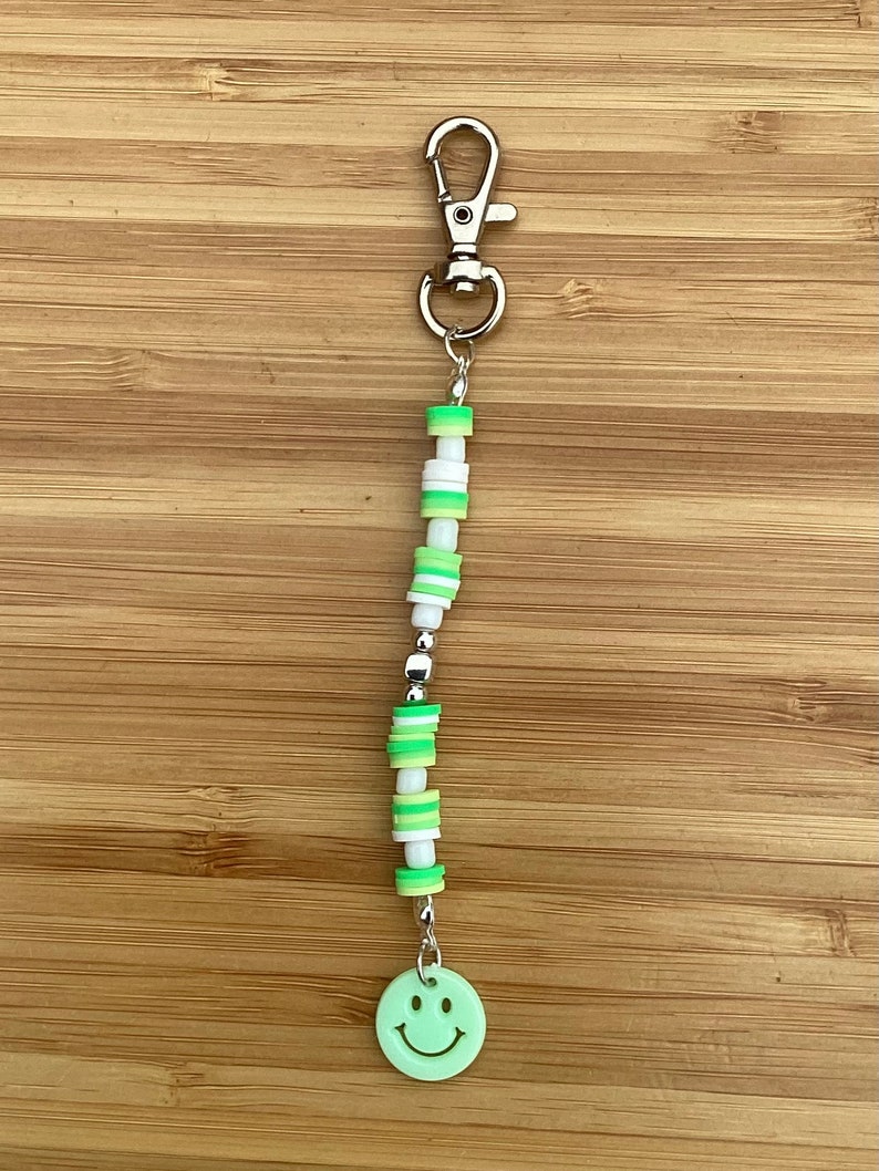 Cute Keychains With Smiley Face Charm Preppy Gifts for - Etsy