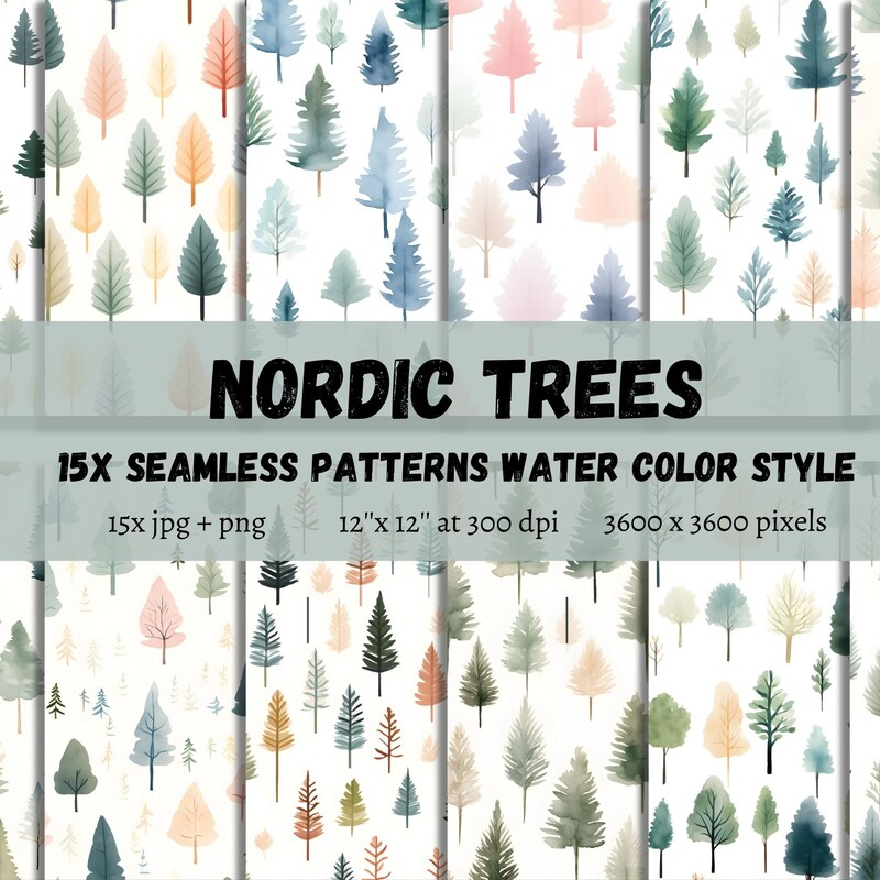 Nordic Stencil - Etsy