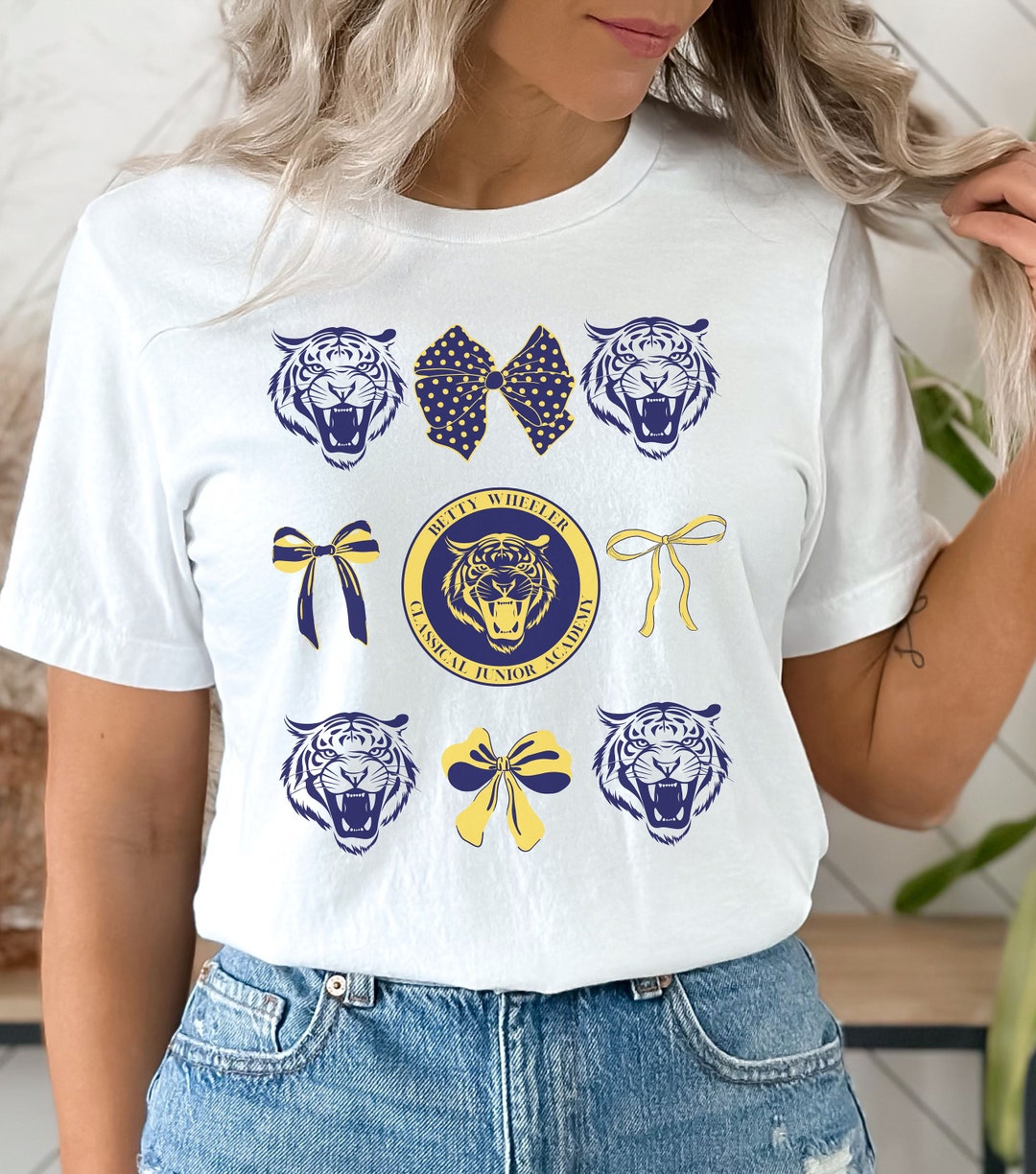 Custom School Spirit Tee Customized School Shirt Women Personalized ...