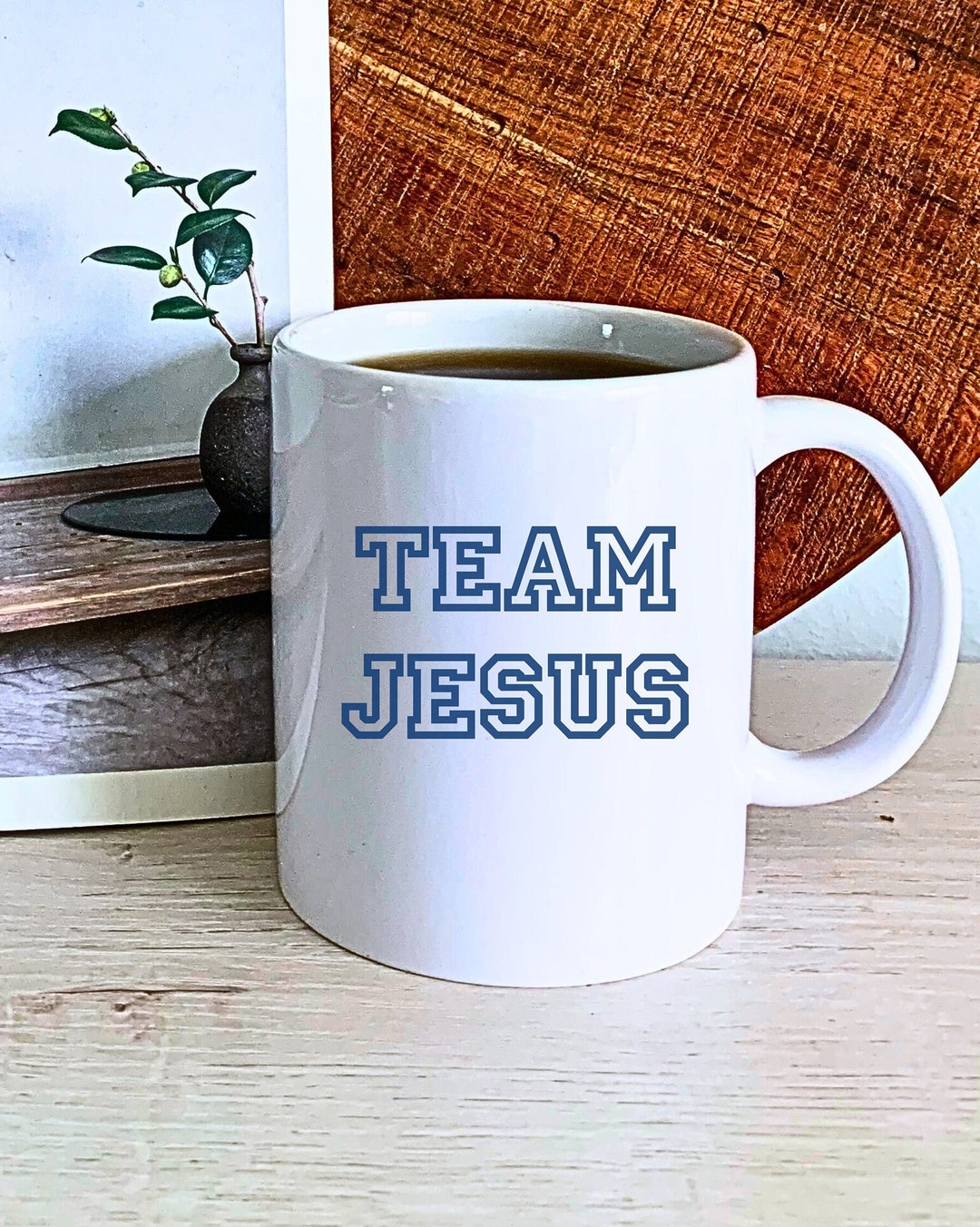 Team Jesus Coffee Mug Christian Coffee Mug White Ceramic Inspirational ...