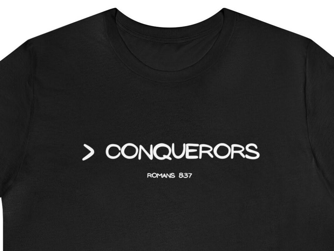 More Than Conquerors Faith Shirt Jesus Shirt Christian - Etsy
