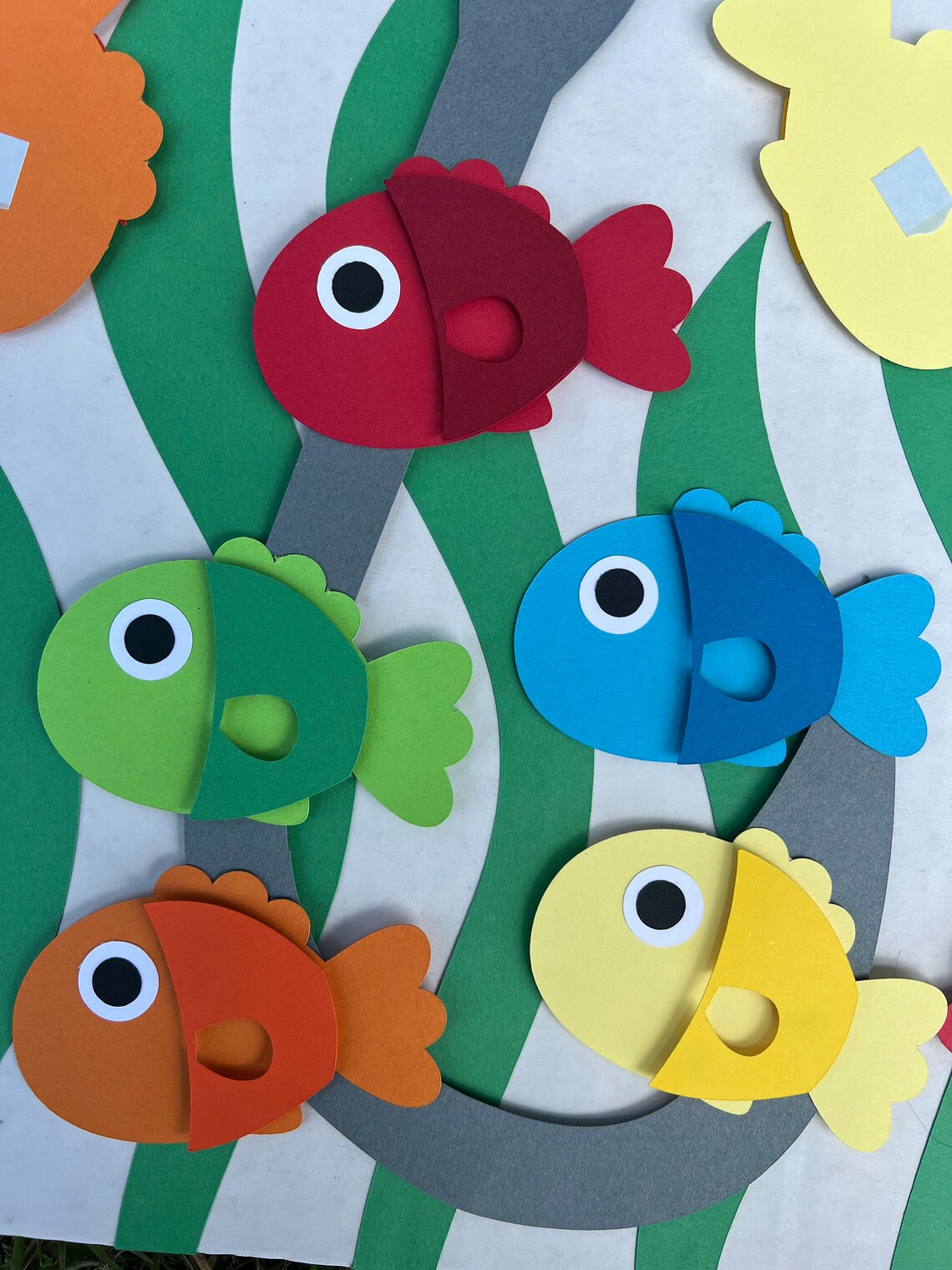 Pin the Fish on the Hook Party Game, the Big One Party Game, Fishing ...