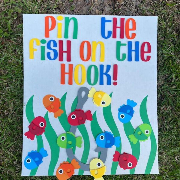 Pin the Tail on Fish - Etsy