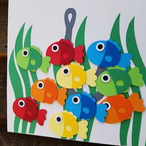 Pin the Fish on the Hook Party Game, the Big One Party Game, Fishing ...