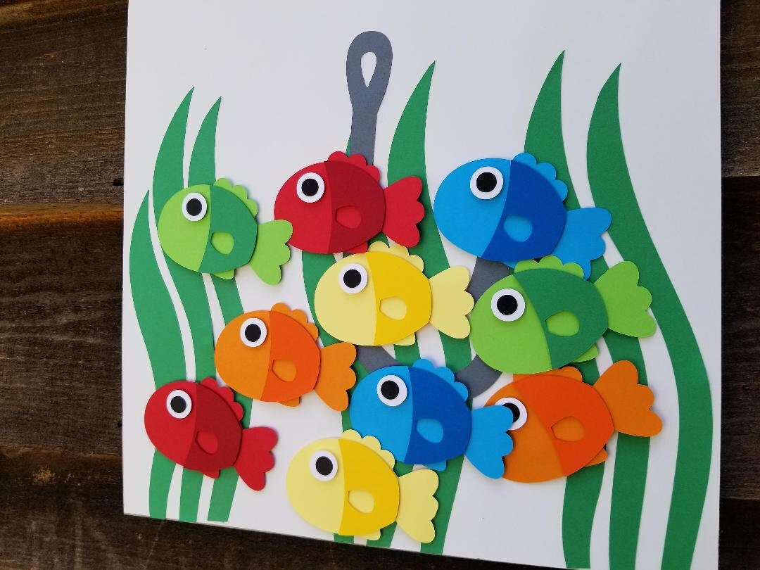 Pin the Fish on the Hook Party Game, the Big One Party Game, Fishing ...