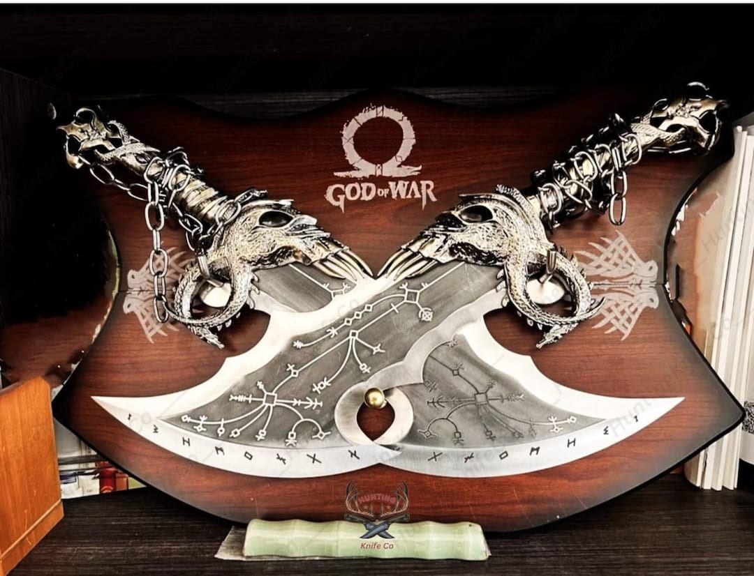 God of War Blades of Chaos: Stainless Steel Kratos Swords - Handmade ...