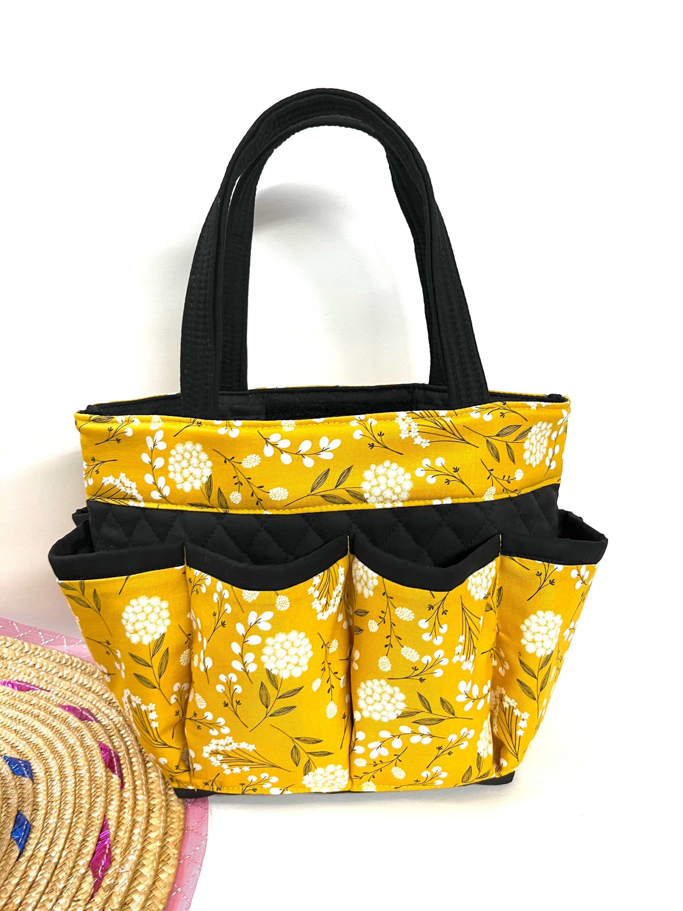 Floral Print Bingo Bag With FREE COIN Bag // Nurse Bag // Makeup Bag ...