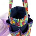 Colorful Cats Print Bingo Bag With FREE COIN Bag // Nurse Bag // Makeup ...