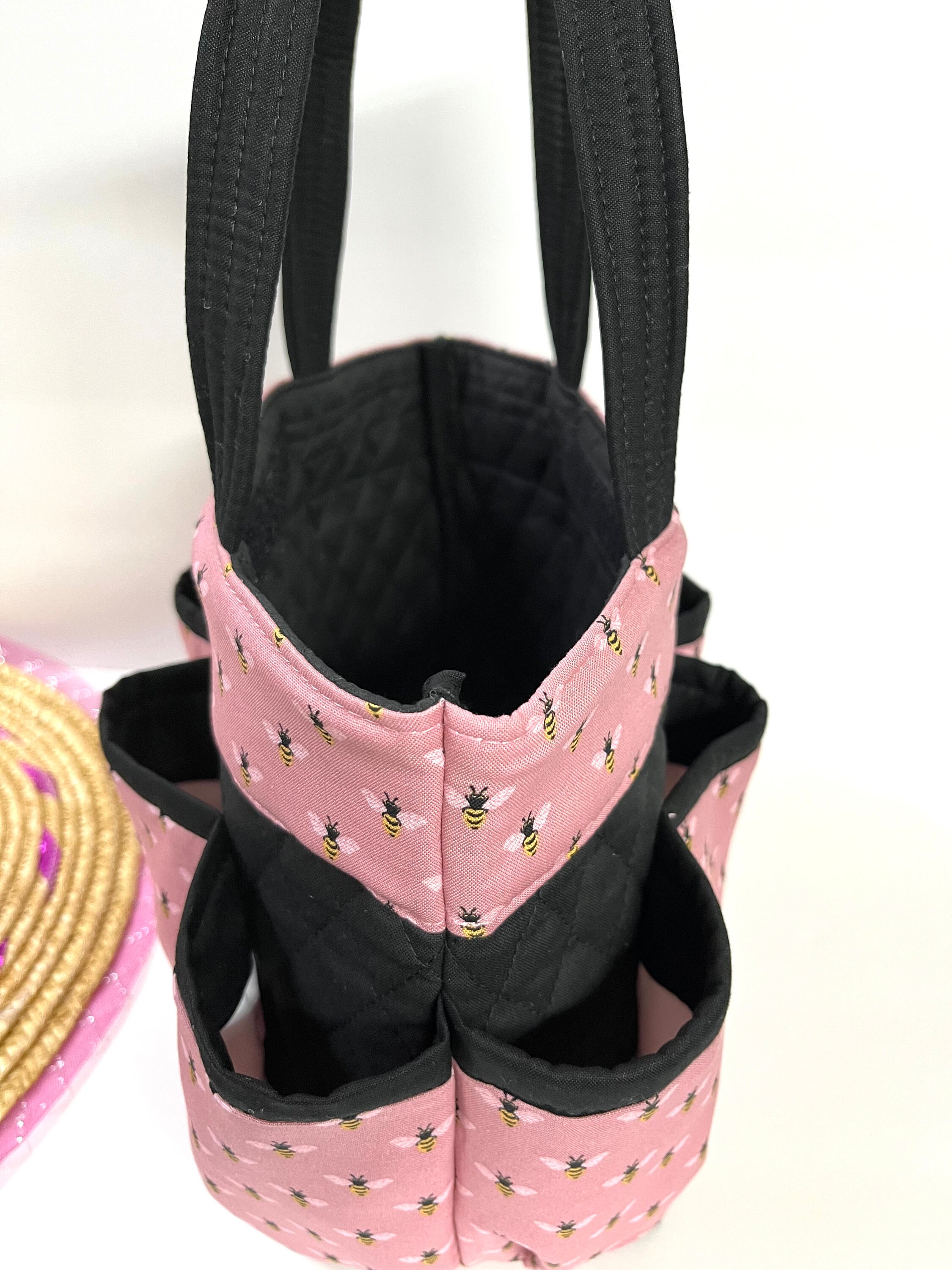 Bumble Bees Print Bingo Bag With FREE COIN Bag // Nurse Bag // Makeup ...
