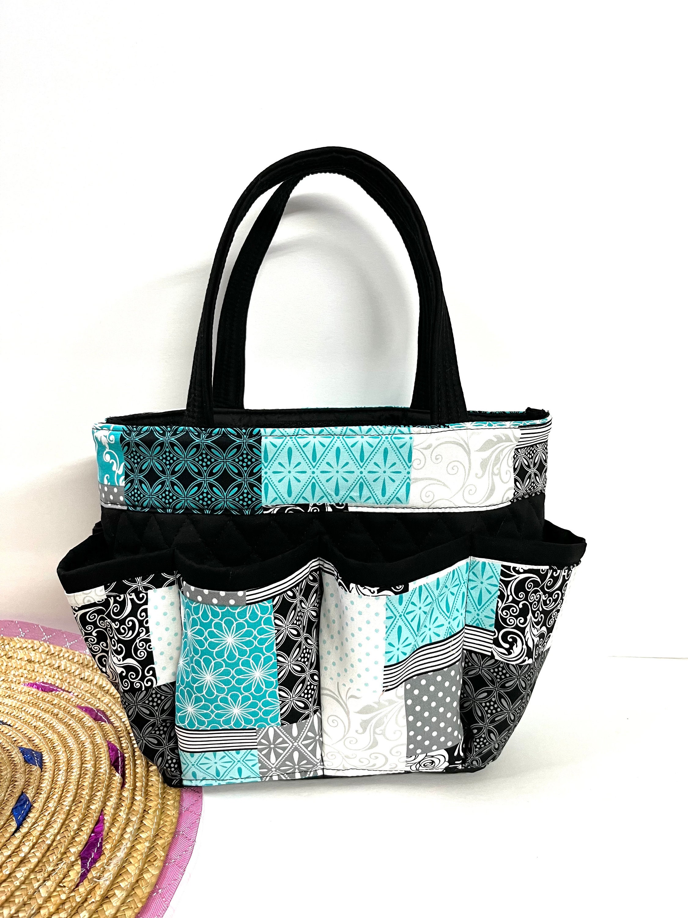 Quilt Print Bingo Bag With FREE COIN Bag // Nurse Bag // Makeup Bag ...