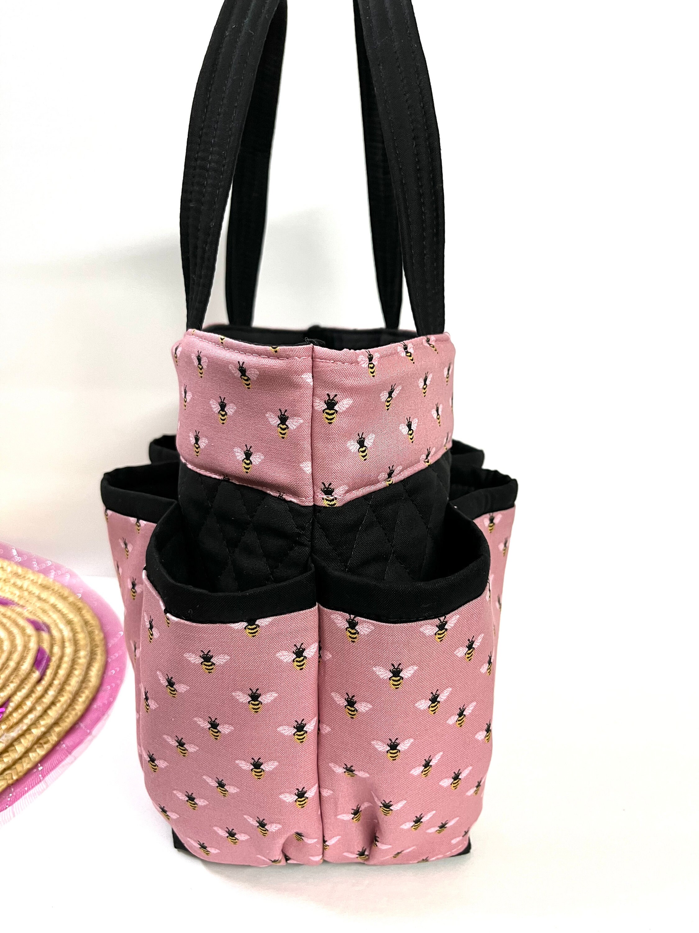 Bumble Bees Print Bingo Bag With FREE COIN Bag // Nurse Bag // Makeup ...