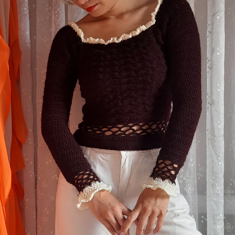 The Crochet Pattern for "ember Top" Instructions on a Digital File - Etsy