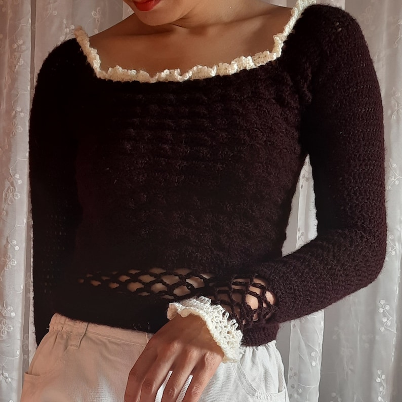 The Crochet Pattern for "ember Top" Instructions on a Digital File - Etsy