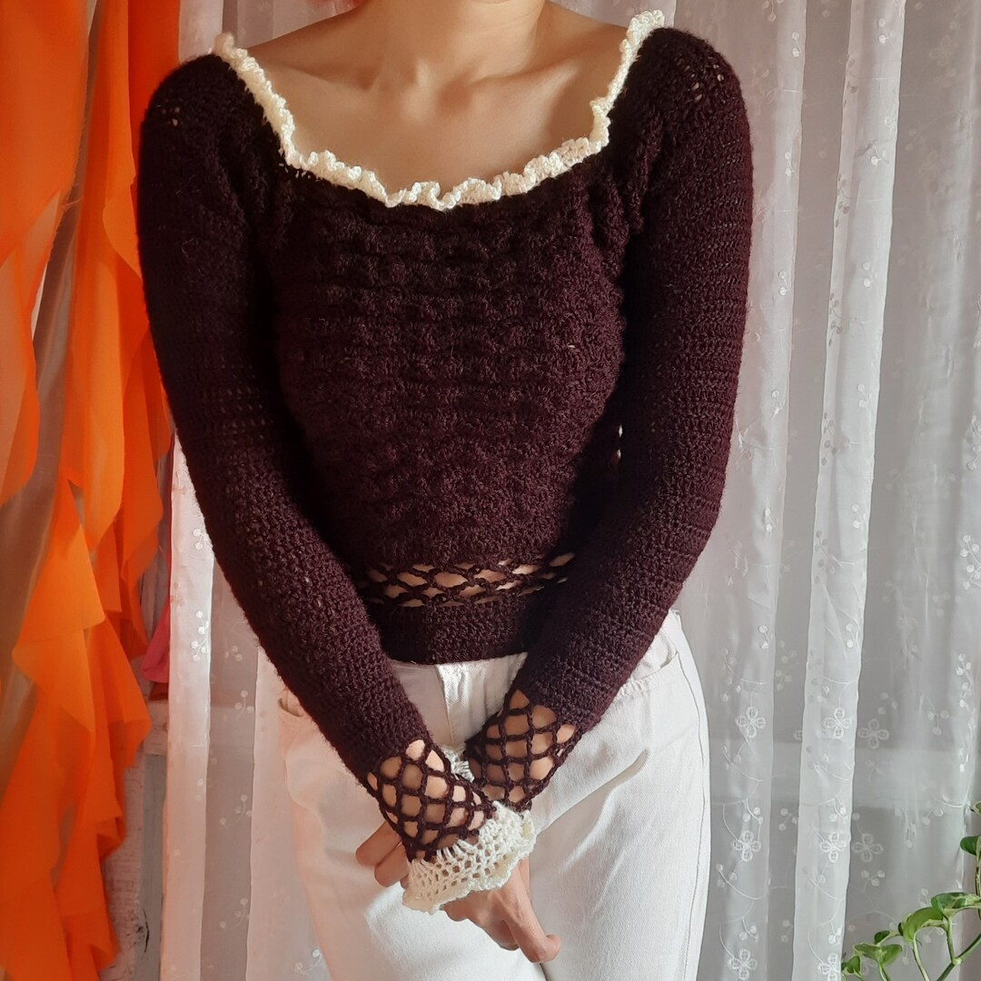 The Crochet Pattern for "ember Top" Instructions on a Digital File - Etsy
