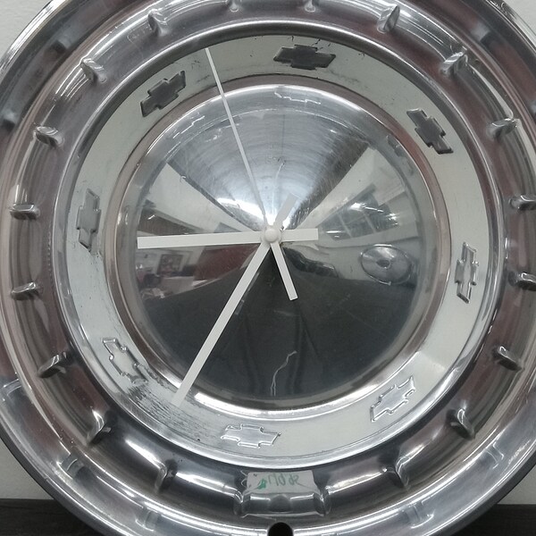 Hubcap Clock - Etsy