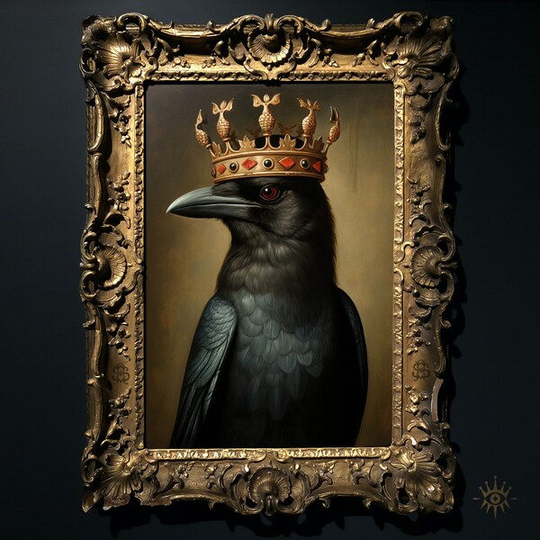 Raven King Art - Etsy