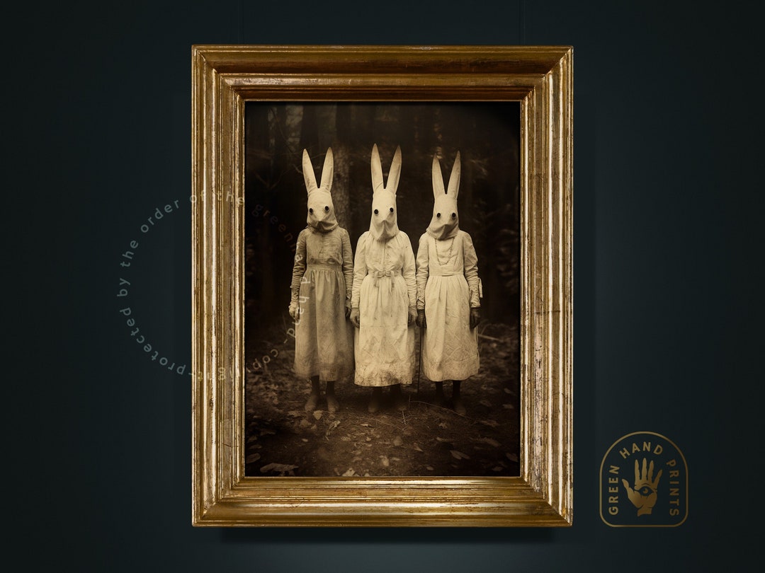 The Rabbit Cult Vintage Photography Art Poster Print Dark - Etsy