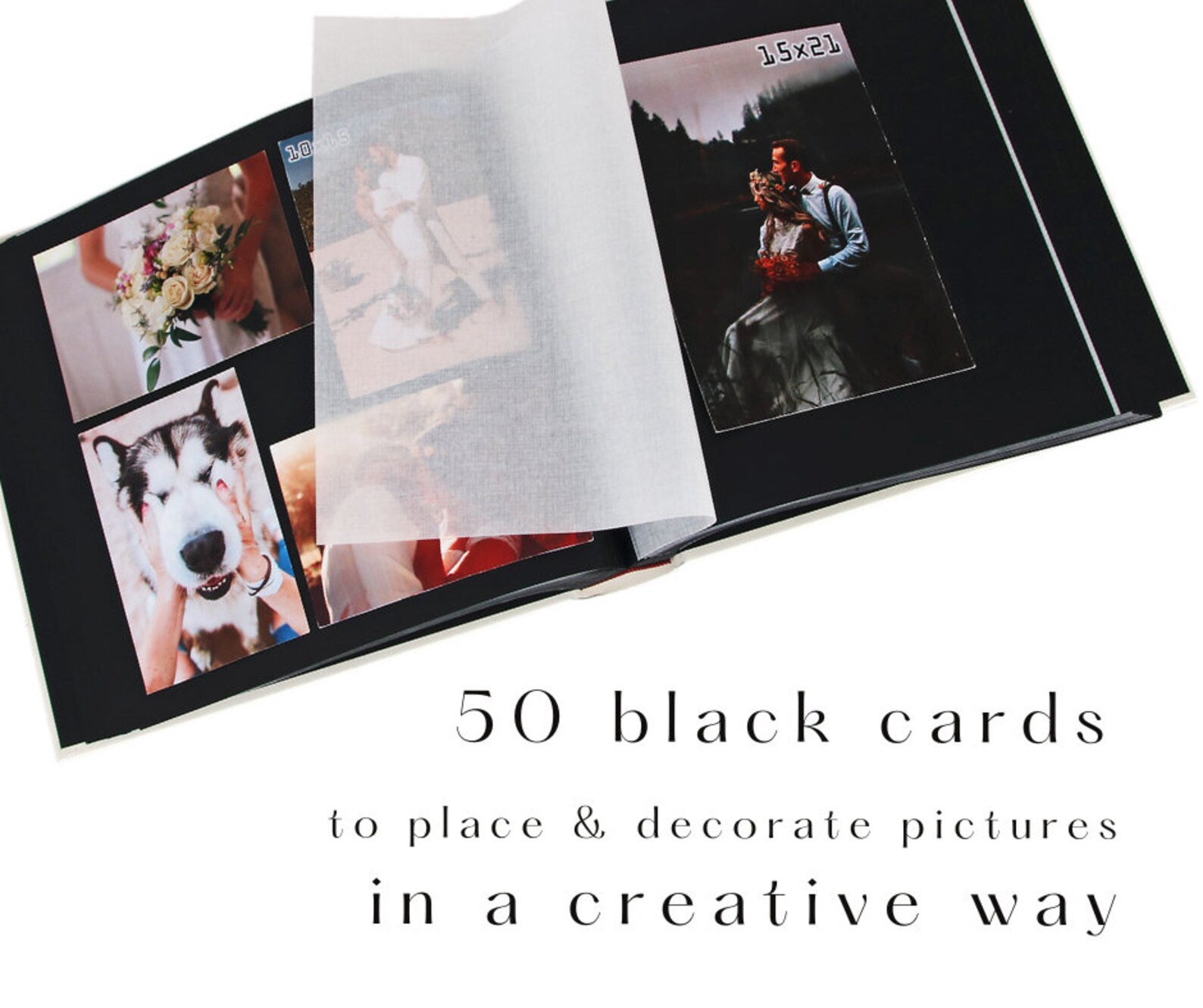 Personalized Wedding Photo Album Traditional Minimalist Wedding Album ...