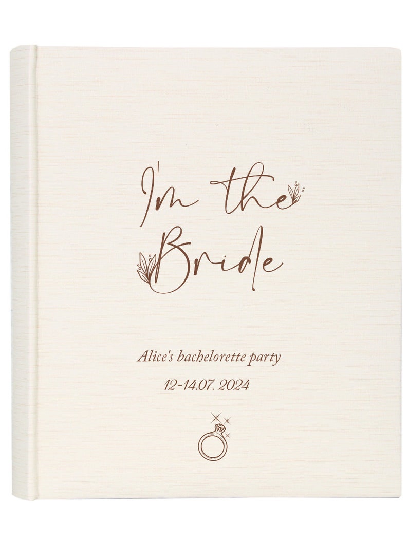 Personalized Bachelorette Party Photo Album 20 White Cards Custon ...