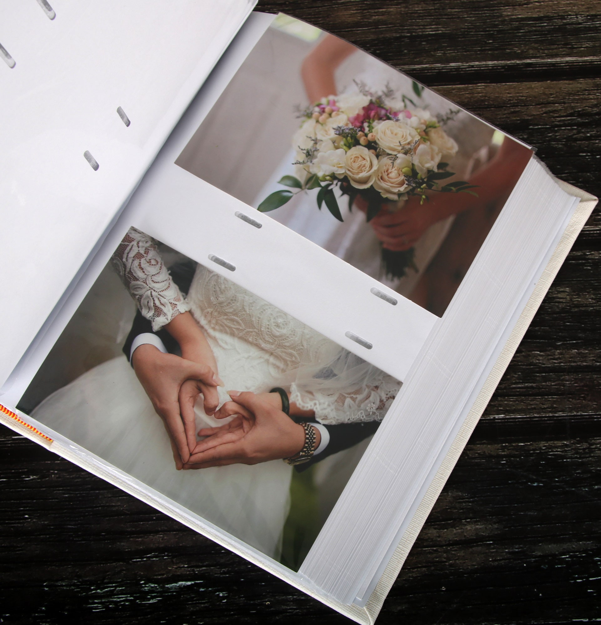 Personalised Wedding Album Slip-in Album for 300 Photos 4x6 Inch ...