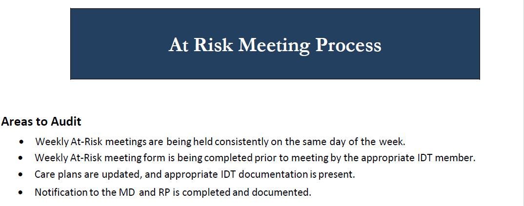 LTC at Risk Meeting Process - Etsy