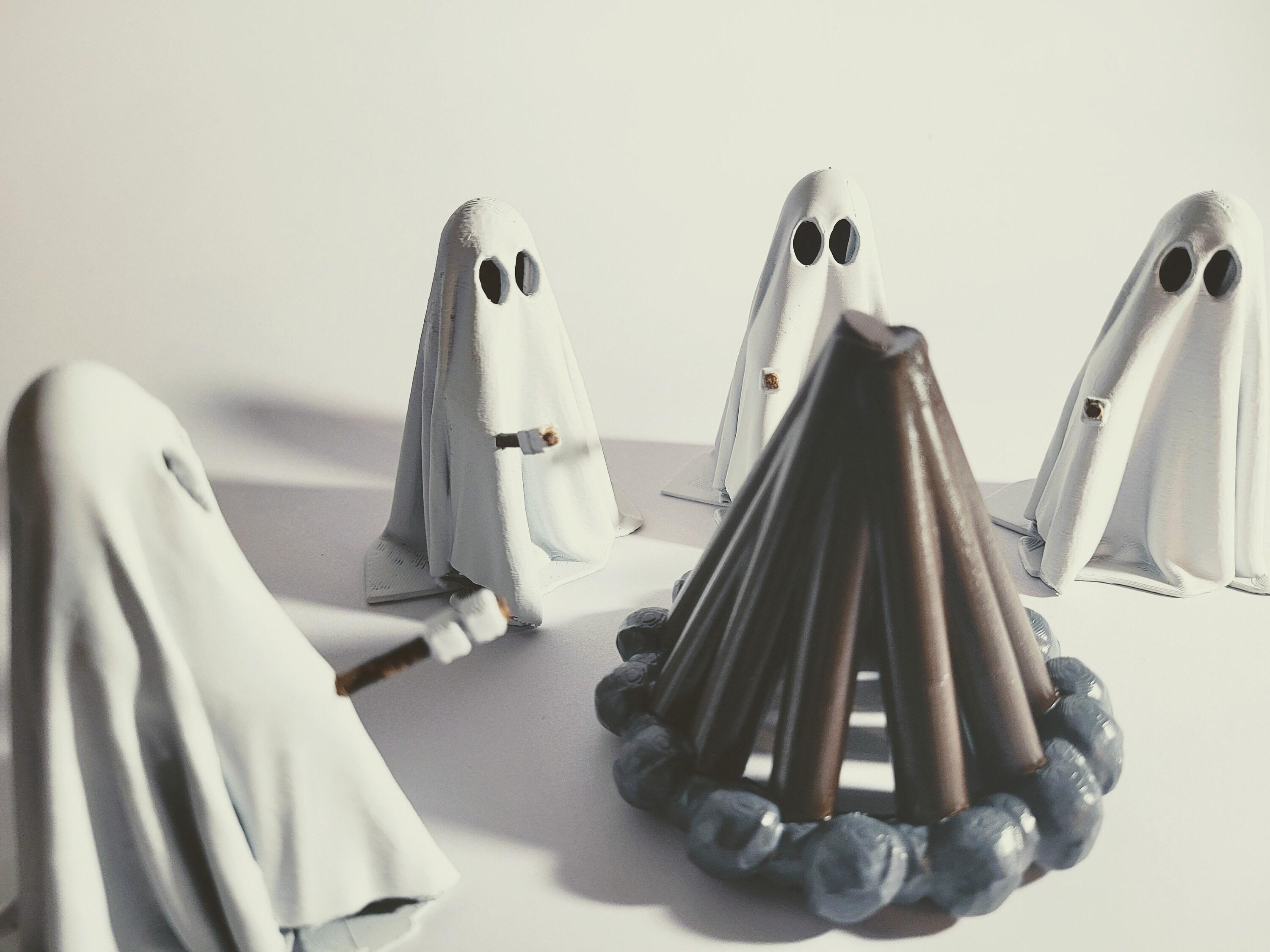 Easter Ghost STL | 3D Printable Bunny Ghost & Campfire Scene | Cute ...