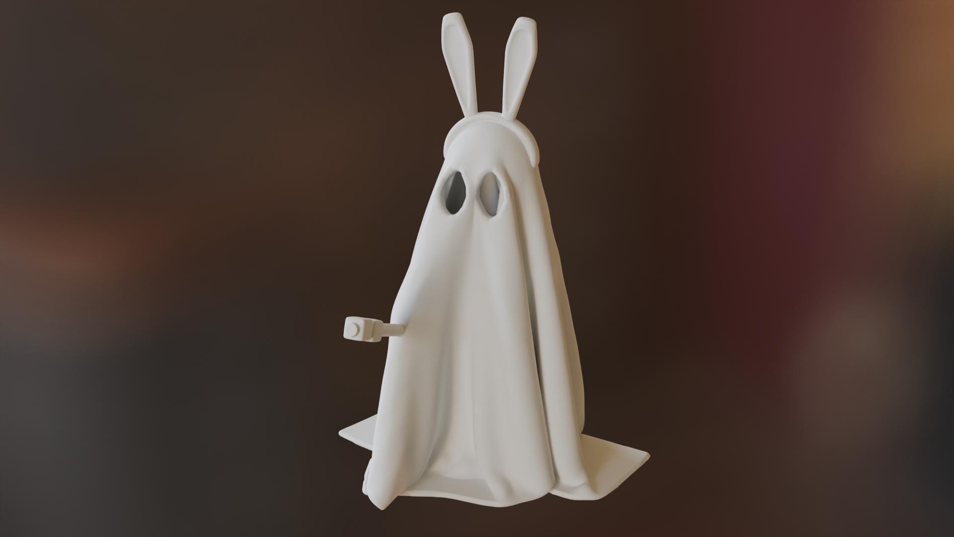 Easter Ghost STL | 3D Printable Bunny Ghost & Campfire Scene | Cute ...