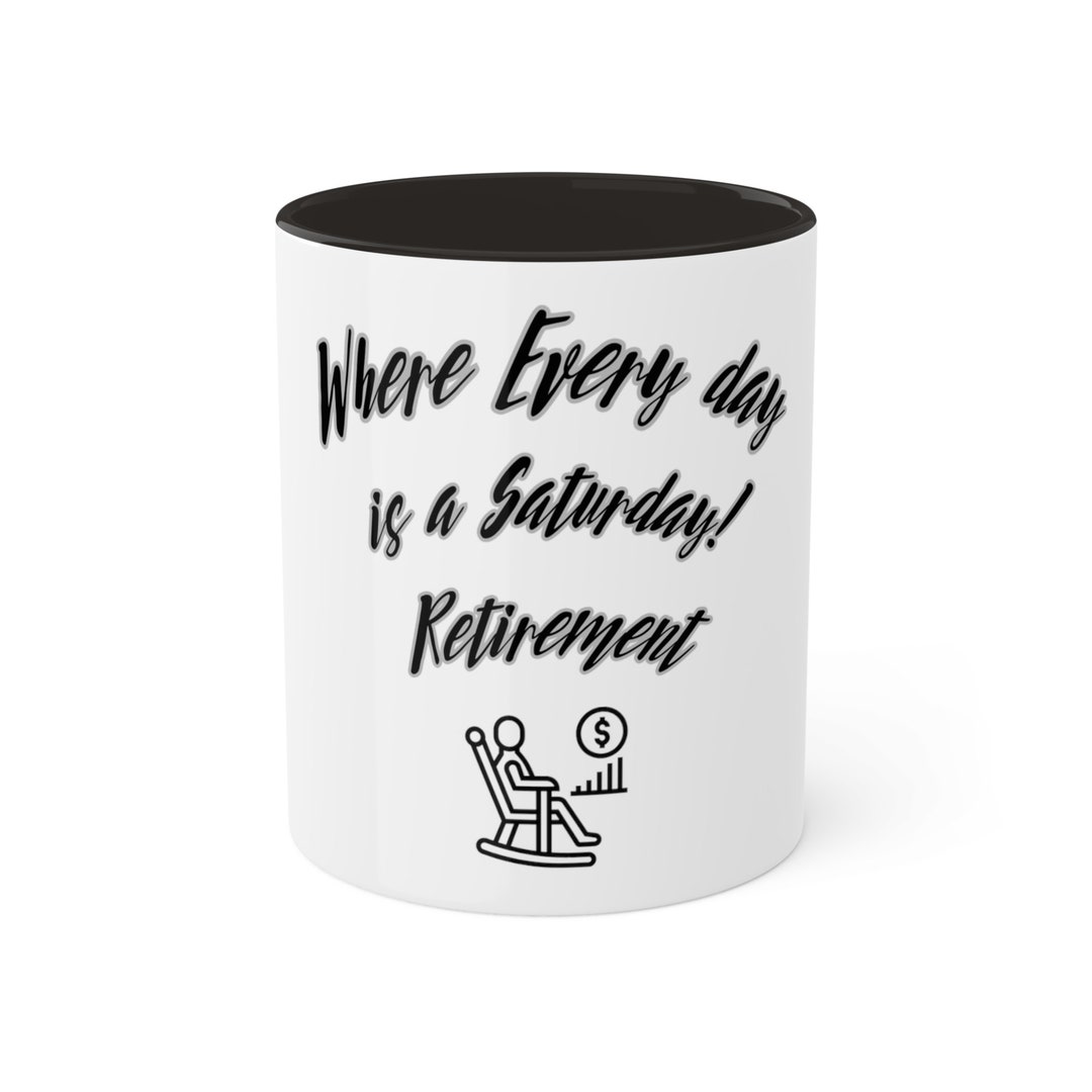 Happy Retirement Mug, Retirement Coffee Mug, Retired Coffee Mug ...
